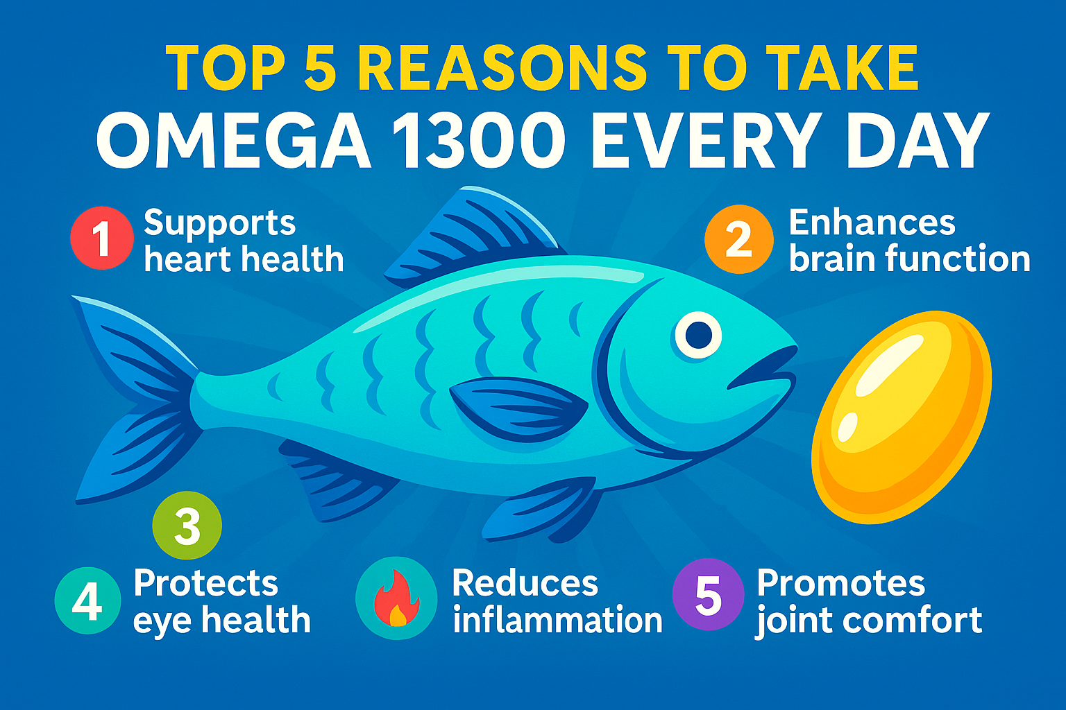 Top 5 Reasons to Take Omega 1300 Every Day for Optimal Health – Revolution Health & Wellness