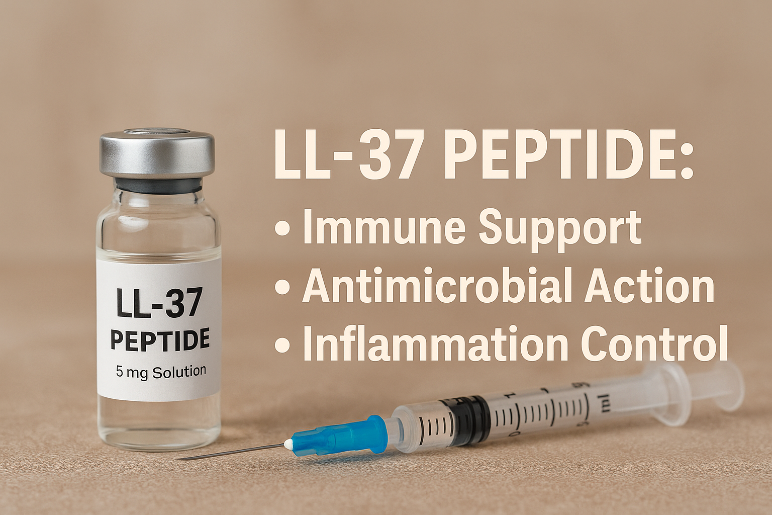 LL-37 Peptide: Immunity, Antimicrobial Defense & Inflammation Support – Revolution Health & Wellness