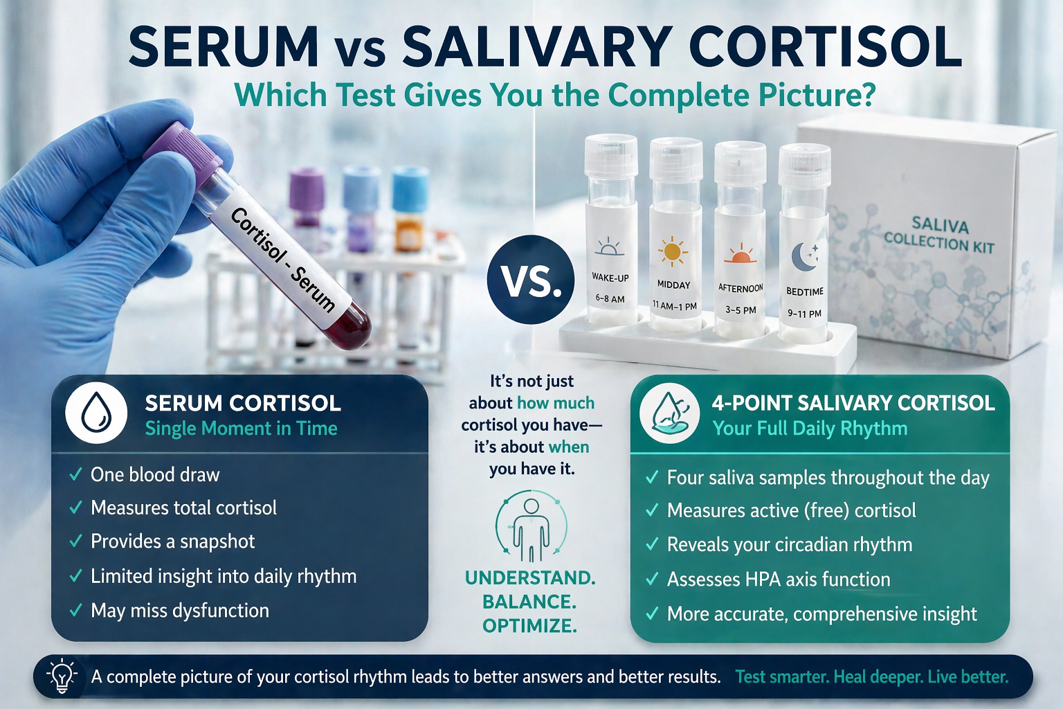Serum vs Salivary Cortisol: Which Test Is Better? – Revolution Health ...