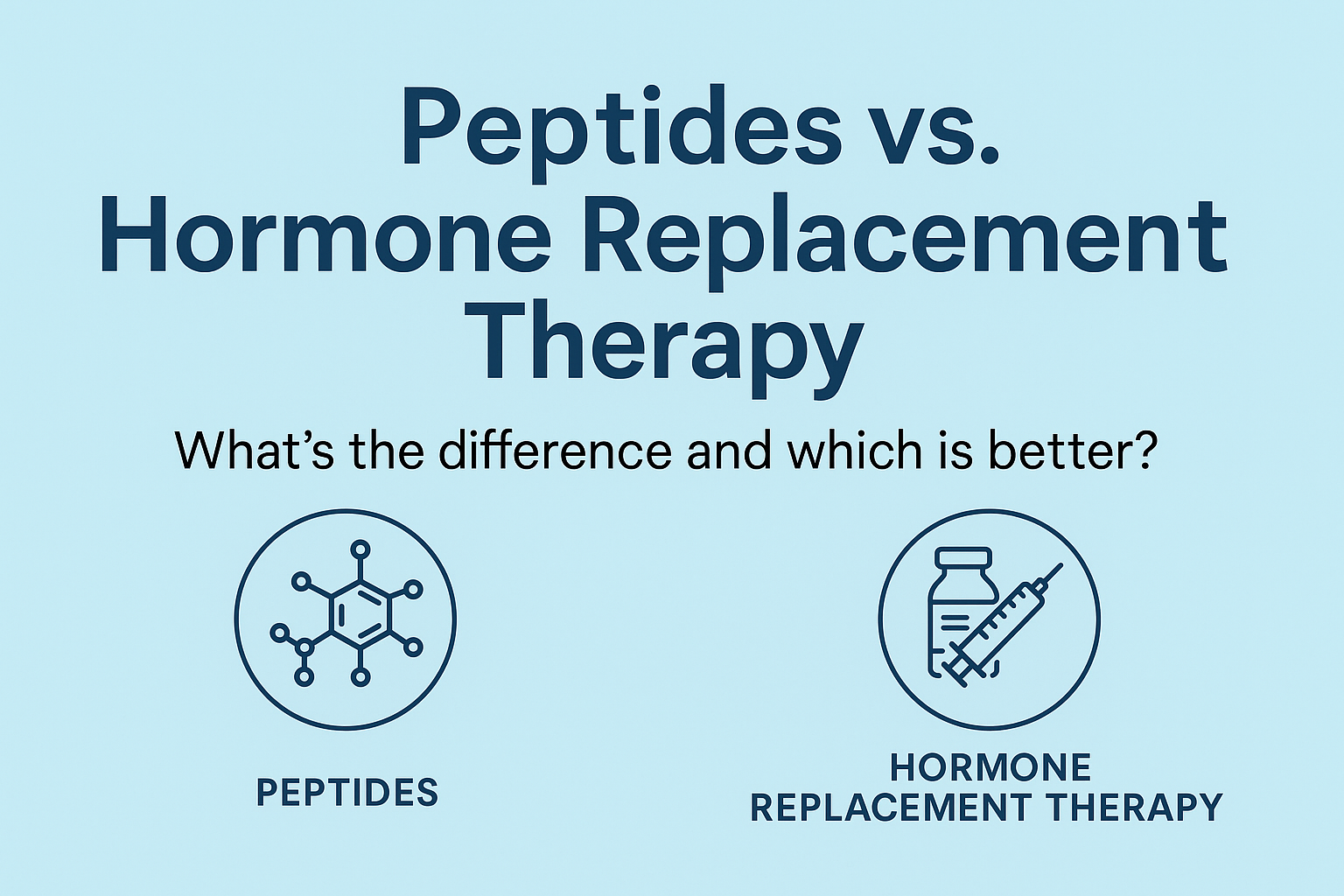 Peptides vs. Hormone Therapy: What's the Difference & Which Wins ...